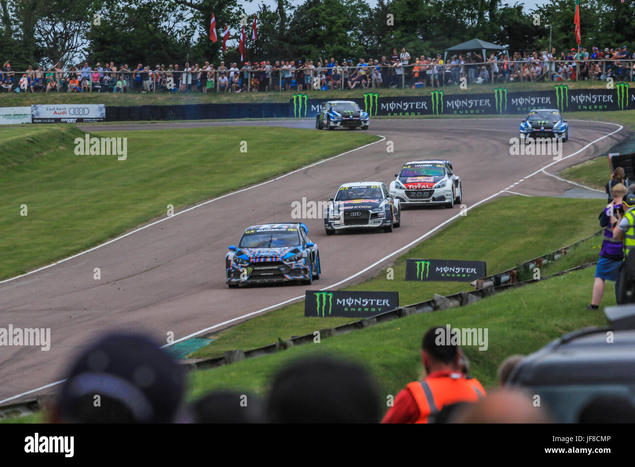 Lydden Hill Racing Circuit on the last day of the World Rally Cross to ...