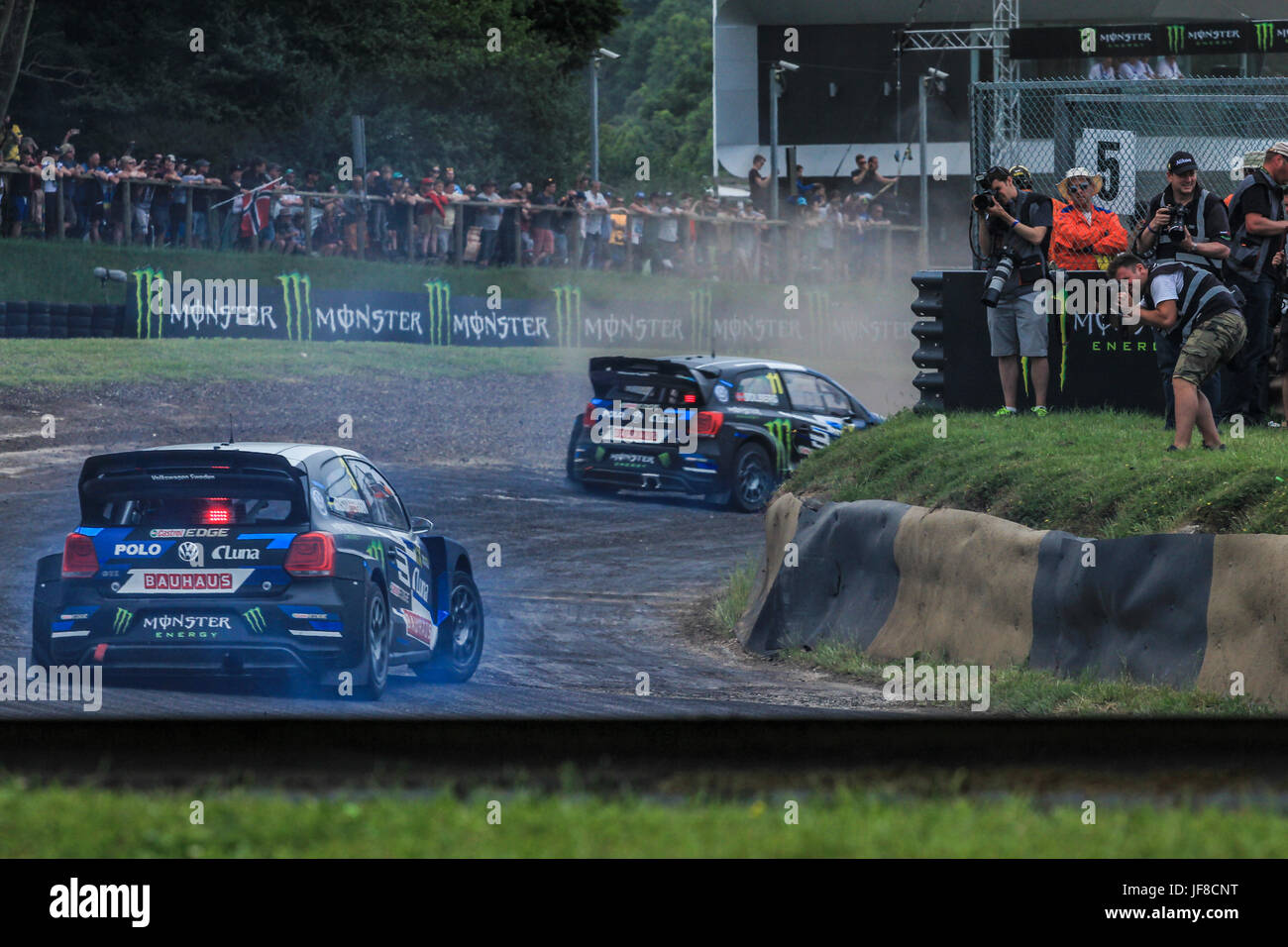 Lydden Hill Racing Circuit on the last day of the World Rally Cross to ...