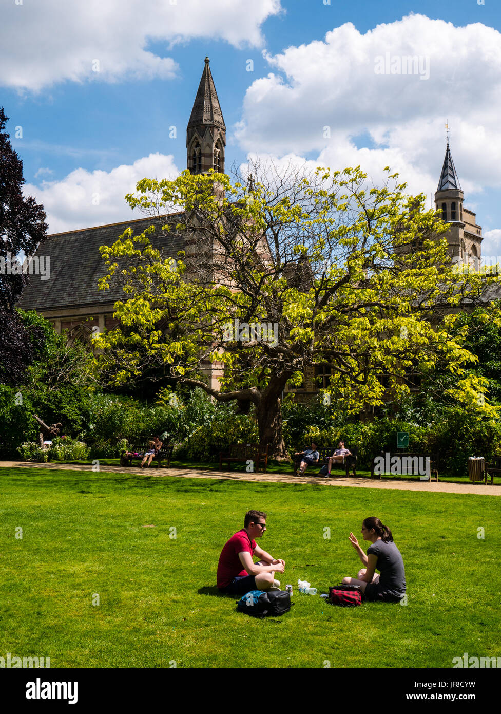 Garden Quadrangle, Balliol College, Oxford, Oxfordshire, England, UK ...