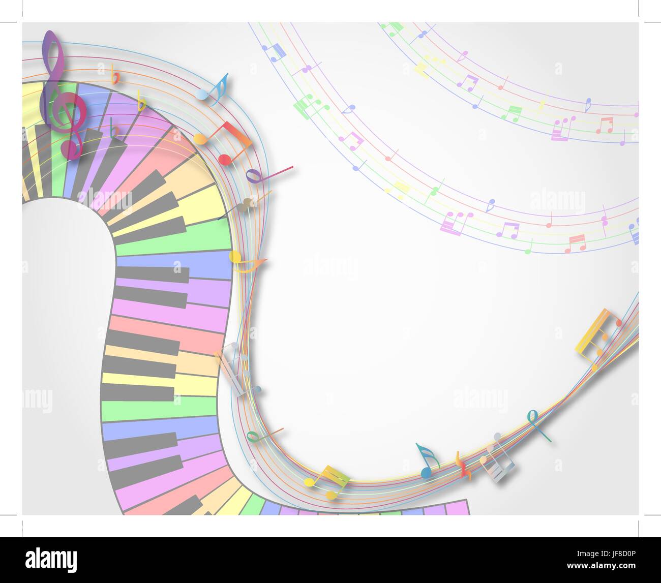 Musical note staff Stock Vector Image & Art - Alamy