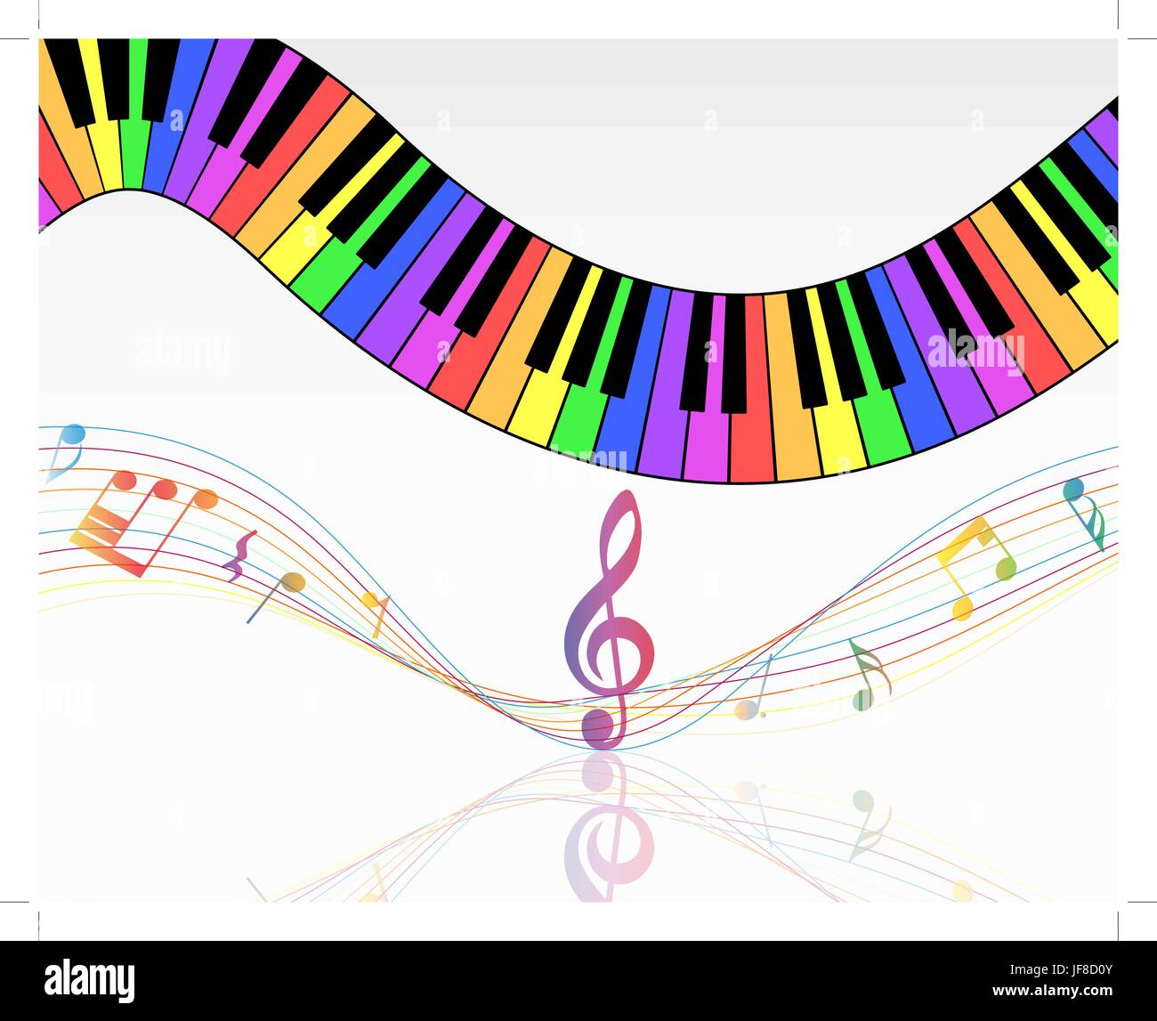 Musical note staff Stock Vector Image & Art - Alamy