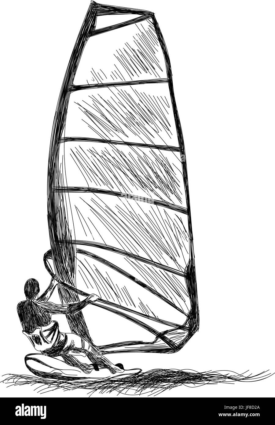 Windsurfing hobby clipart hi-res stock photography and images - Alamy