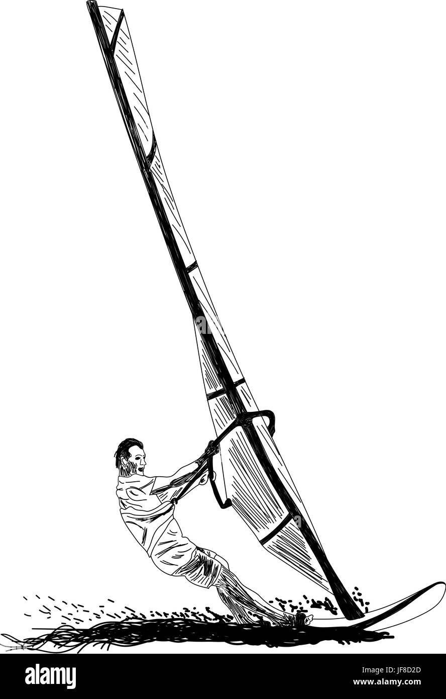 Windsurfing hobby clipart hi-res stock photography and images - Alamy