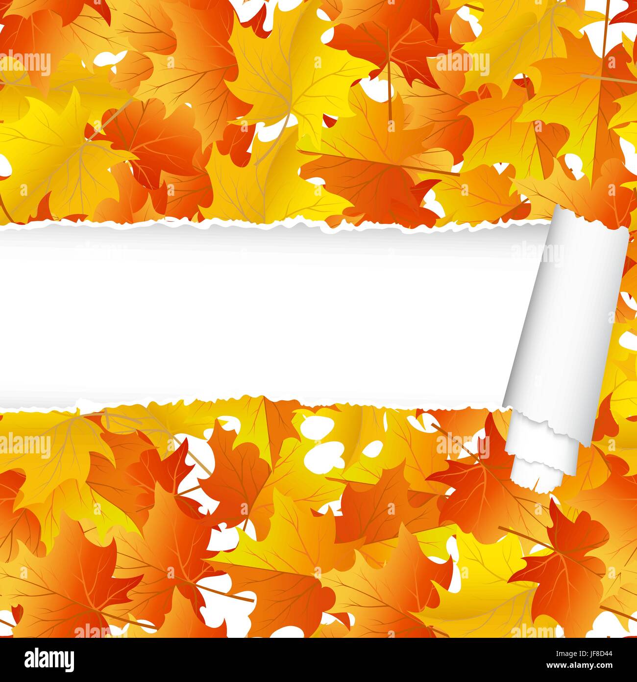 Leaves pattern autumn project Stock Vector Images - Alamy