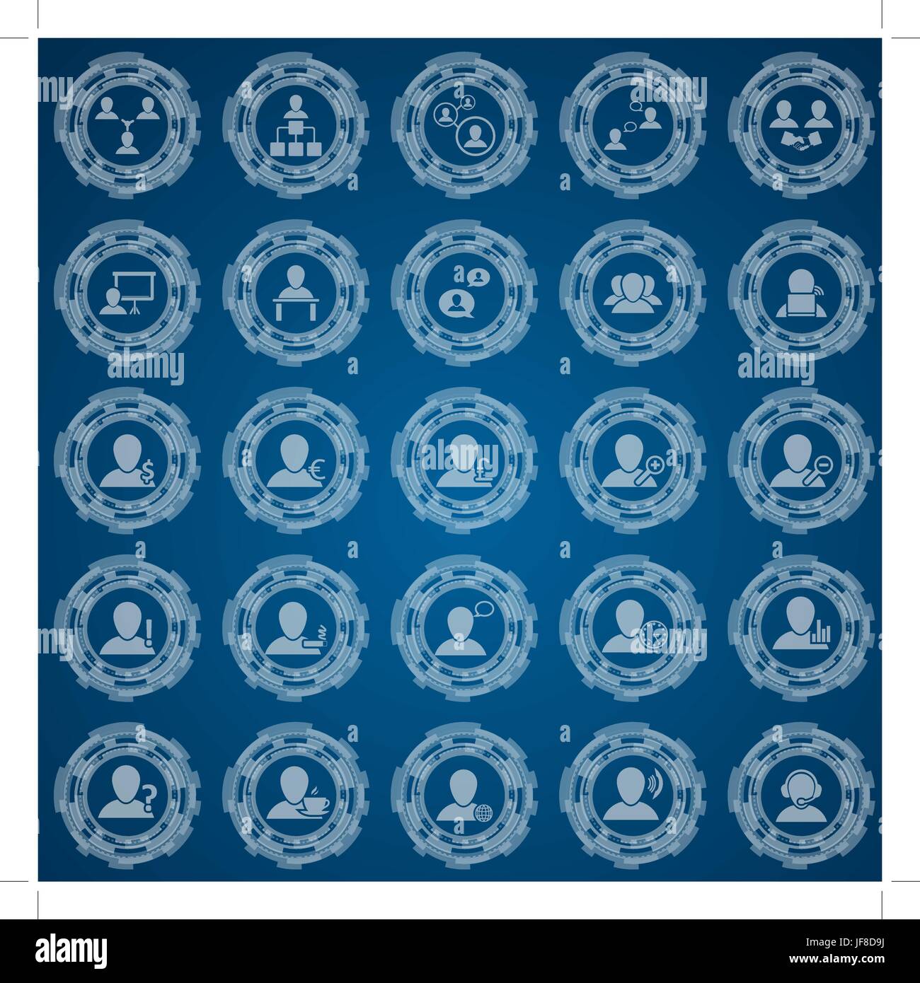Office and people icon set Stock Vector Image & Art - Alamy