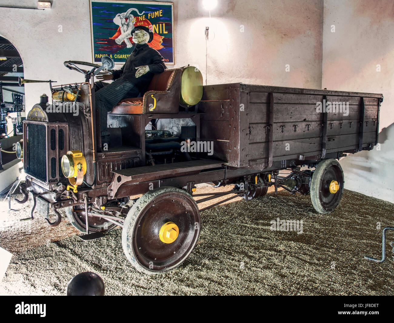 A 1912 truck from The Four Wheel Drive Auto Co, featuring a 50 ...