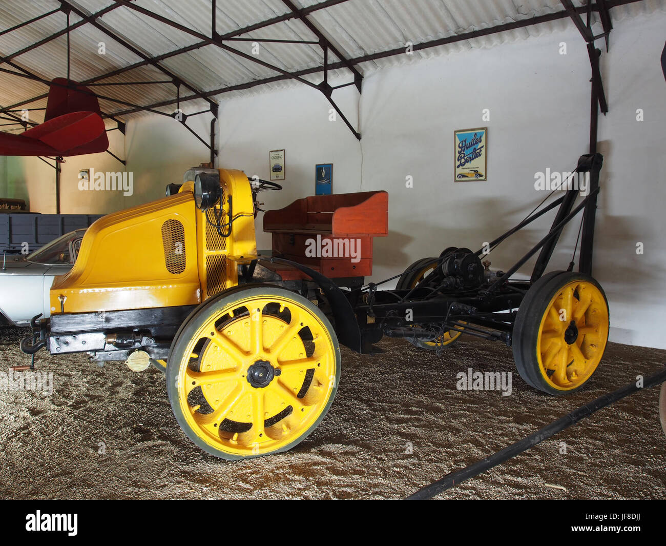 The 1914 Latil artillery tractor, on display at the Musée Maurice ...