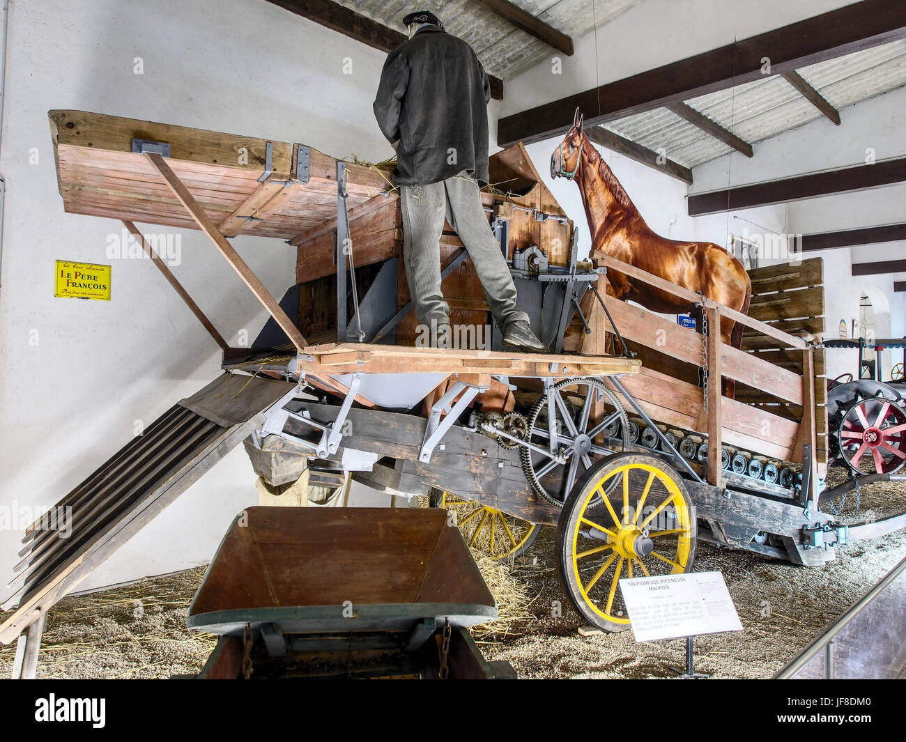 The 1890 Trepigneuse-Pietineuse Maupoix is a vintage farming machine ...