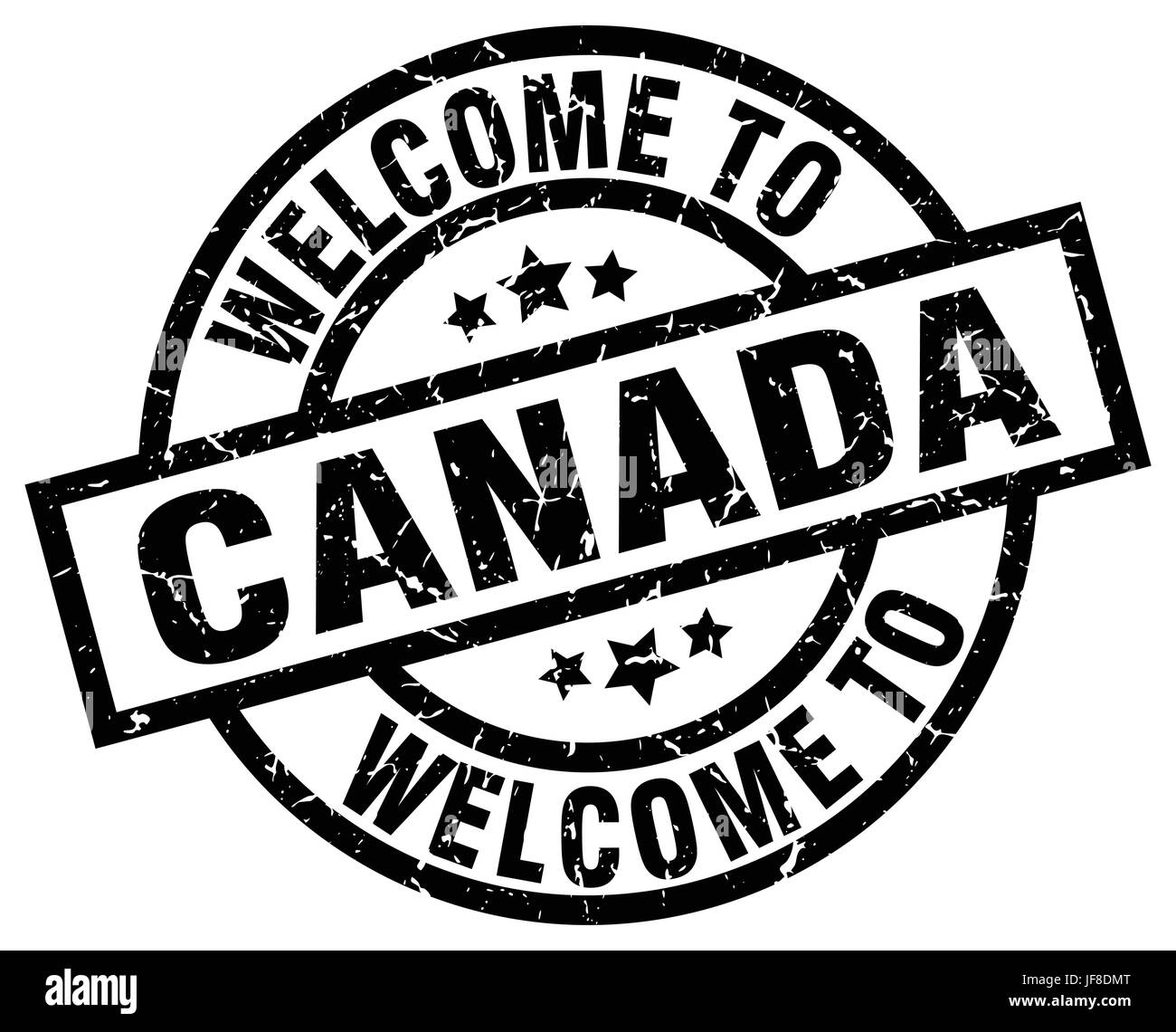 Welcome to canada Black and White Stock Photos & Images - Alamy