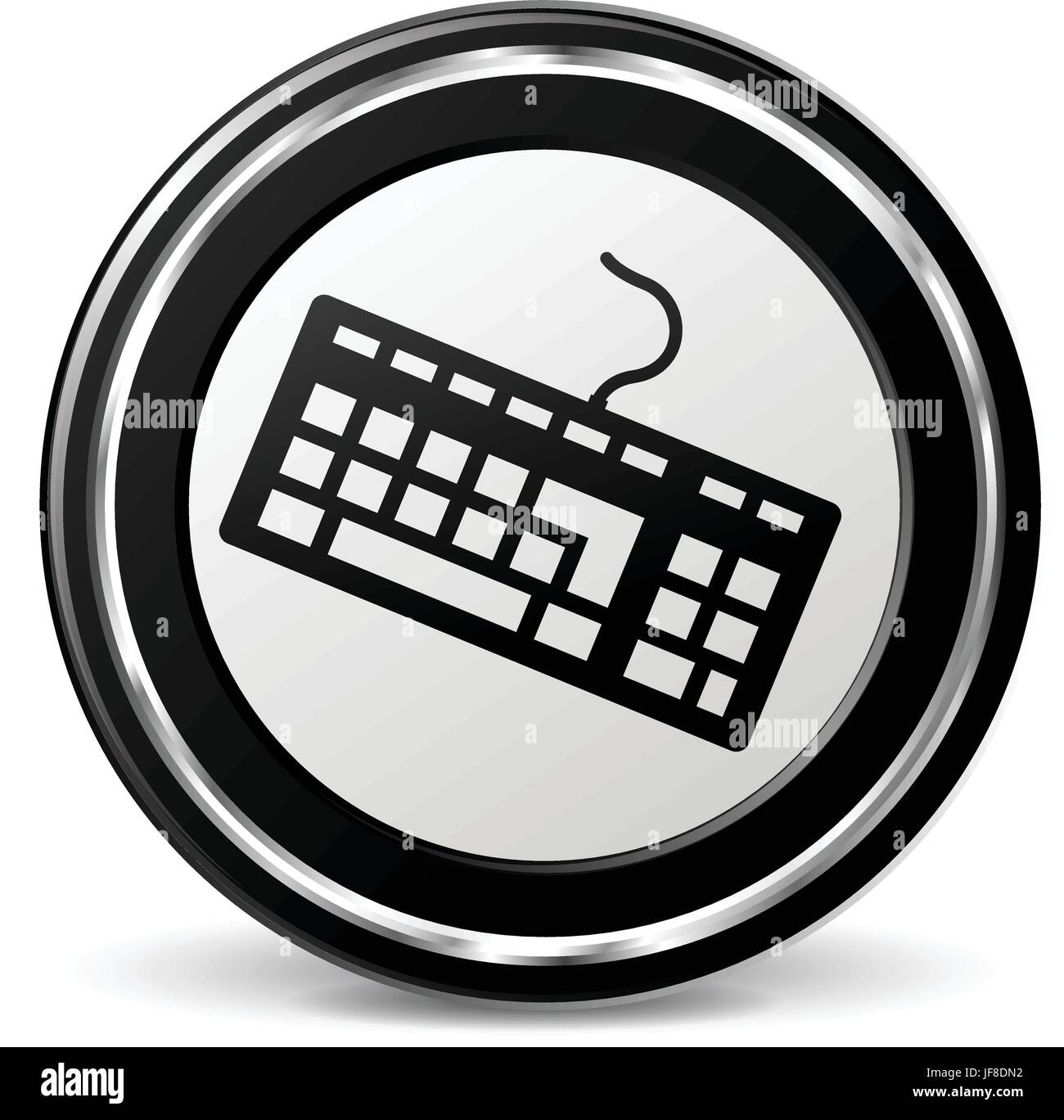 Grey keyboard Stock Vector Images - Alamy