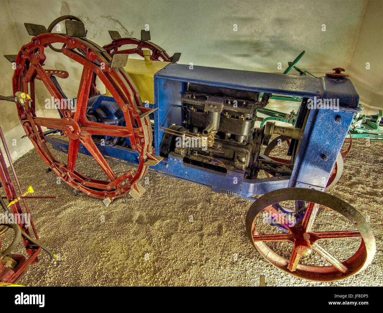 1918 Mistral tractor, displayed at the Musée Maurice Dufresne ...
