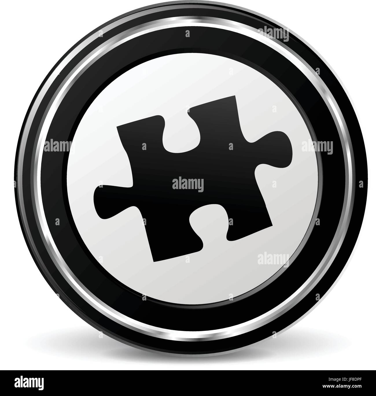 puzzle piece icon Stock Vector Image & Art - Alamy
