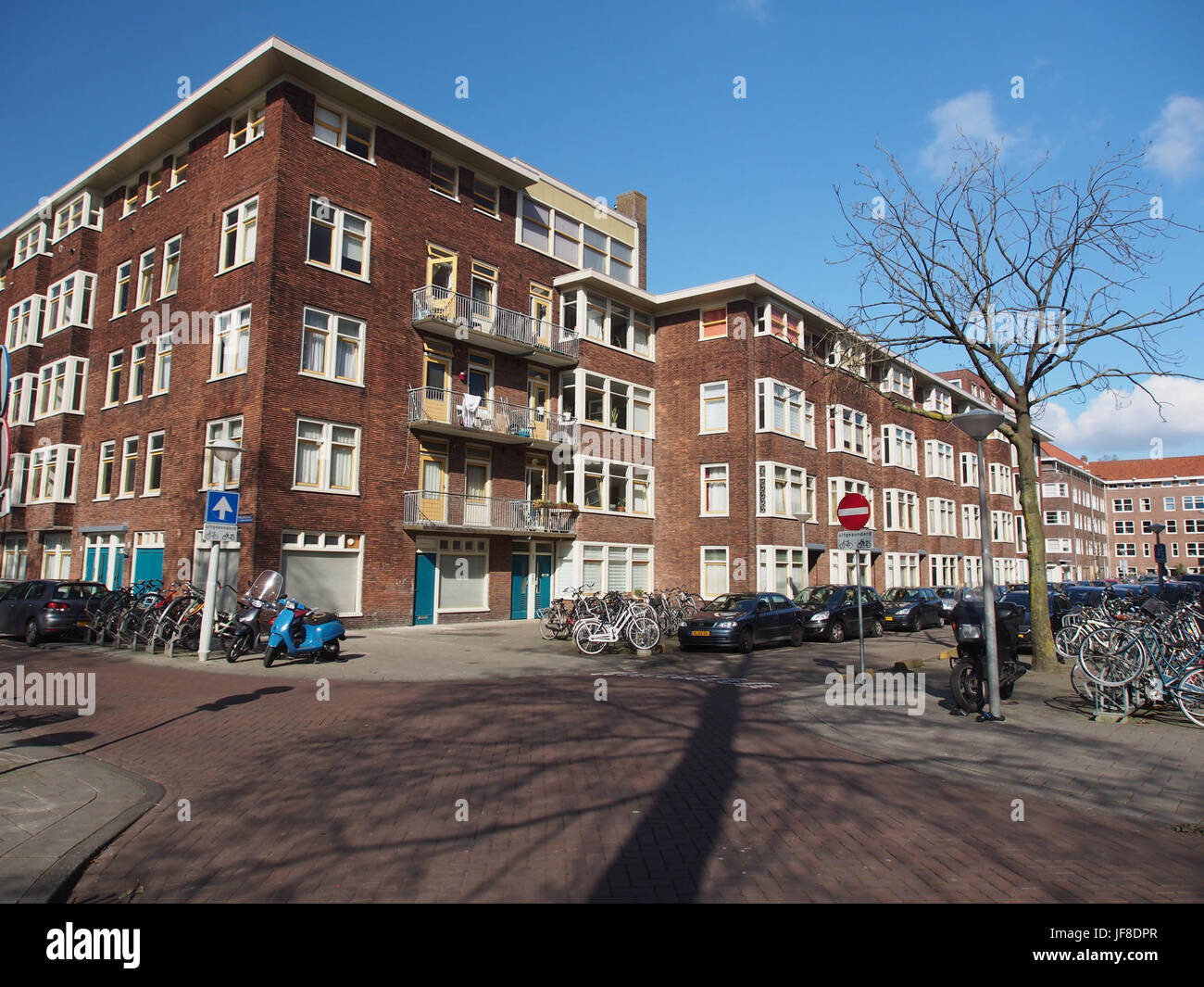 The Admiralengracht and Cornelis Dirkszstraat junction in Amsterdam is ...