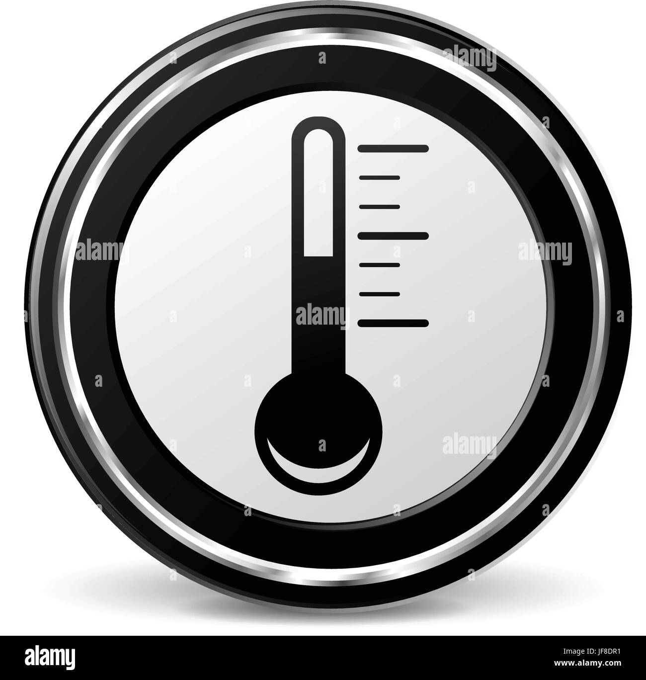 Metal thermometer Stock Vector Images - Alamy