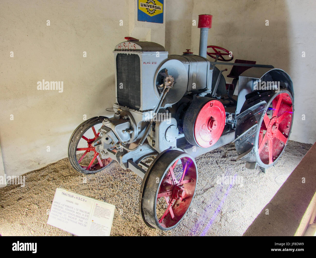 1930 HSCS 'Le Robuste' tractor, a classic French agricultural machine ...