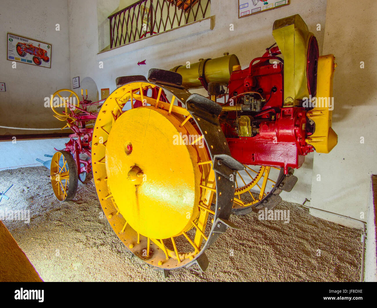 The 1917 Moline tractor at Musée Maurice Dufresne represents early 20th ...