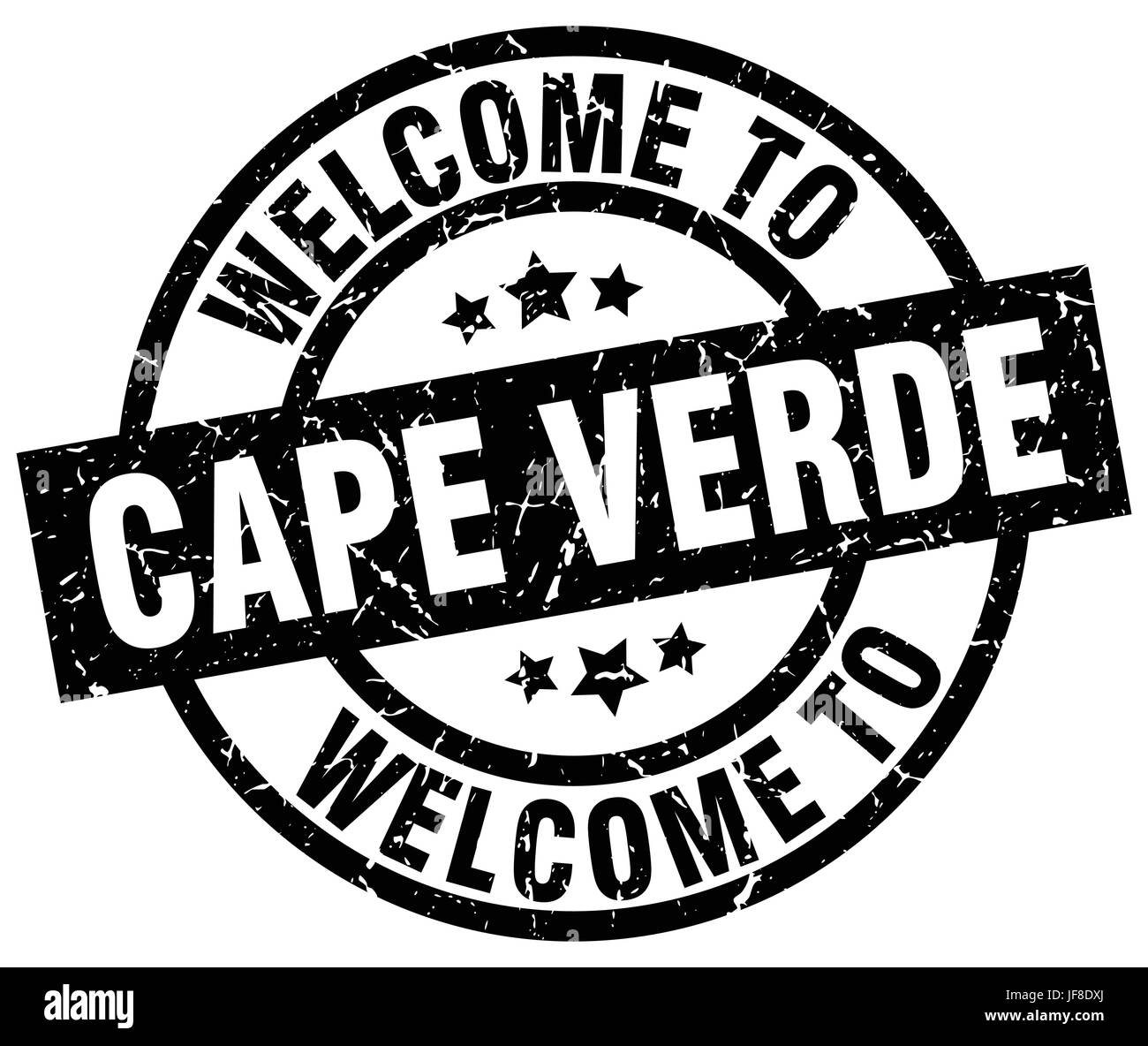 welcome to Cape Verde black stamp Stock Vector Image & Art - Alamy
