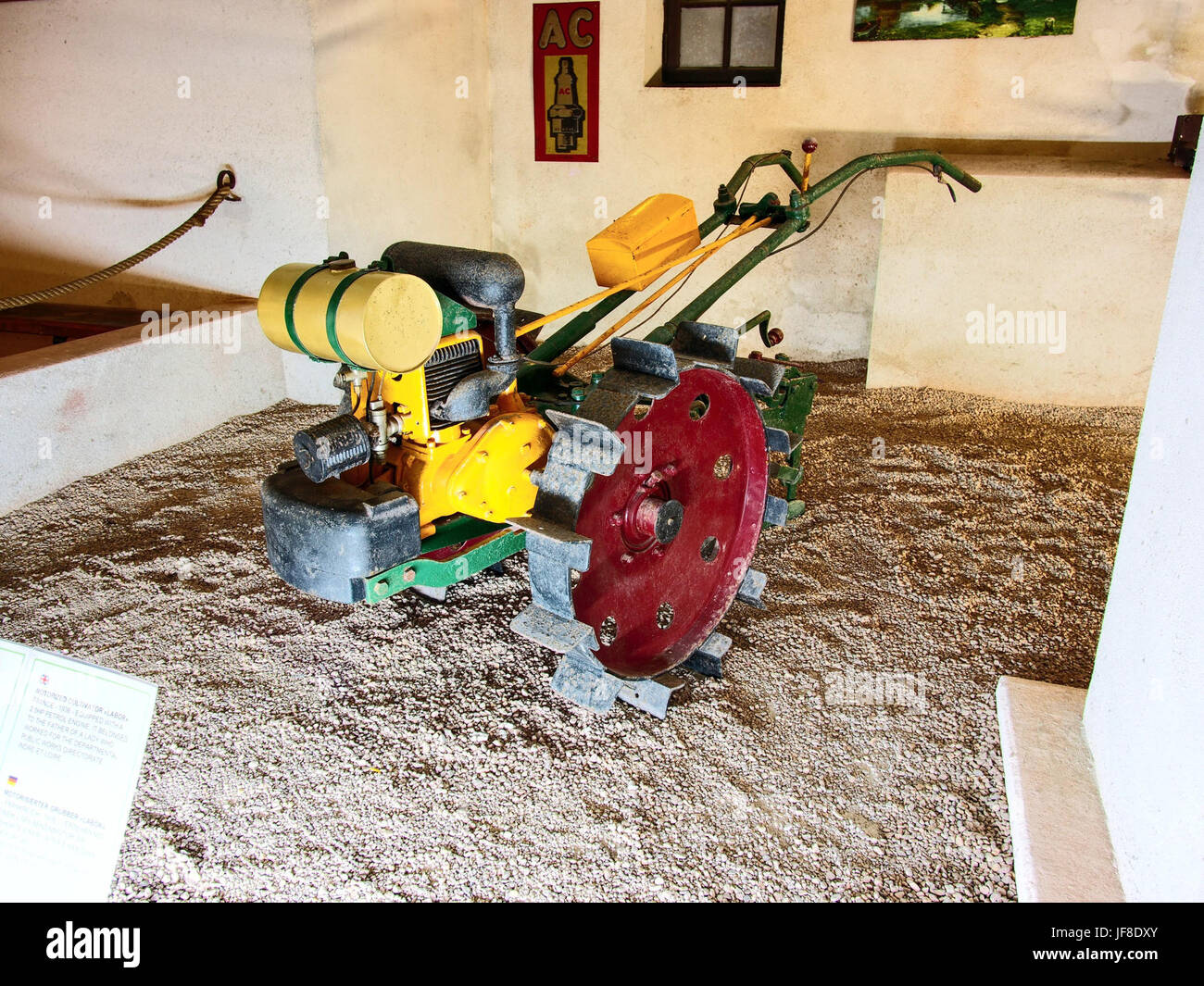 The 1936 motoculteur Labor, displayed at the Musée Maurice Dufresne, is ...