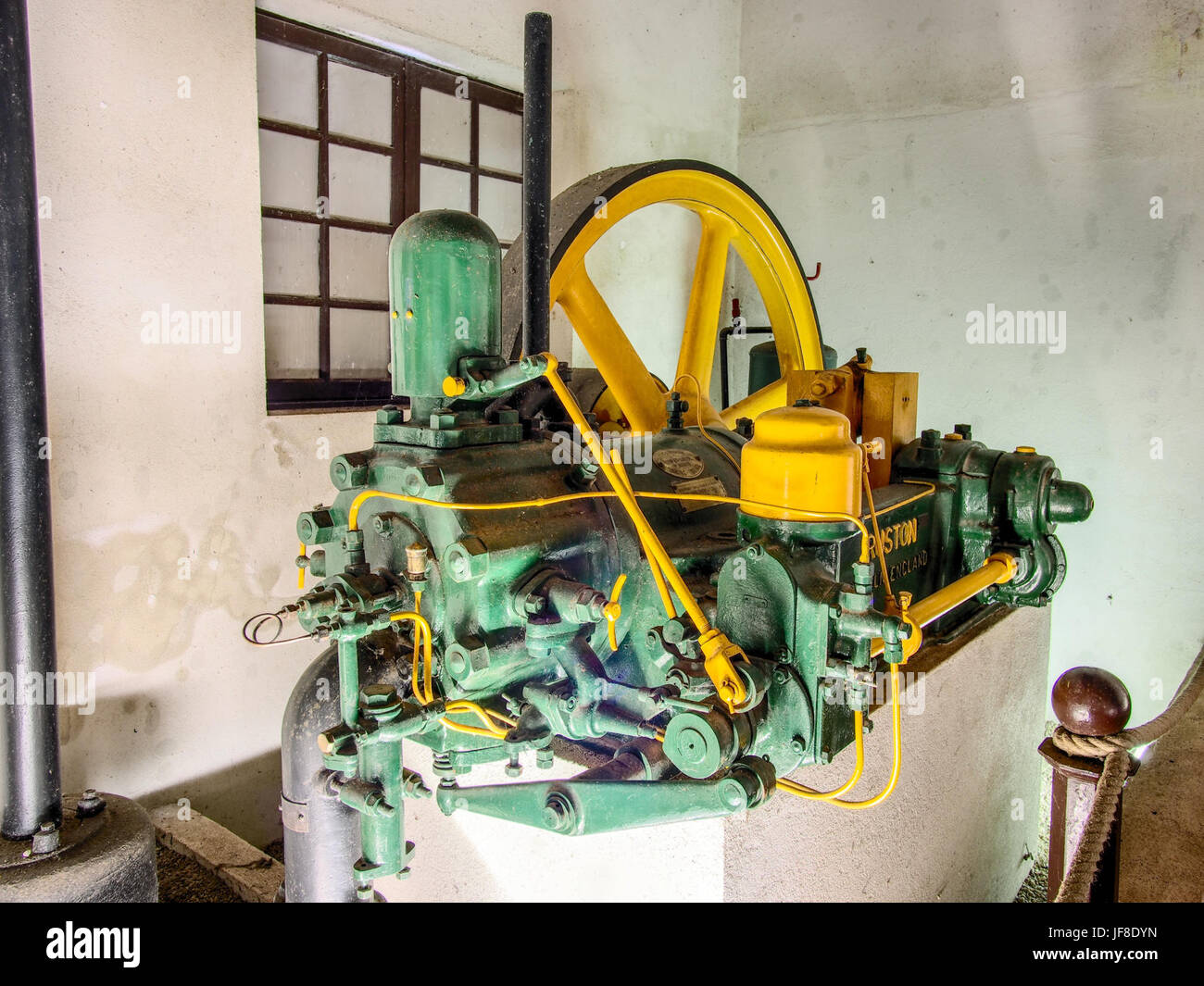 The 1930 Ruston engine, displayed at the Musée Maurice Dufresne, is a ...