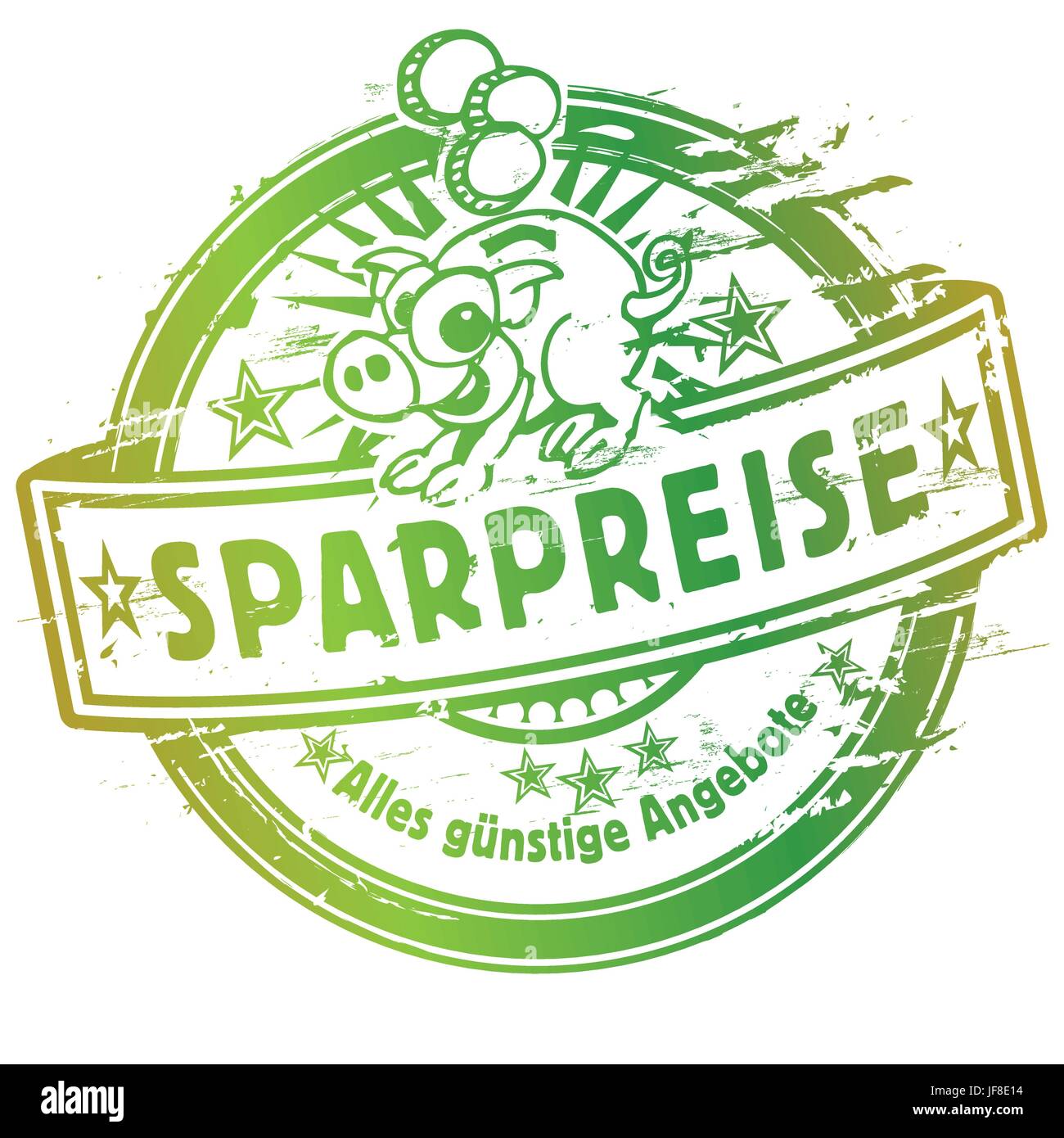 Piggy bank banknotes coins Stock Vector Images - Alamy