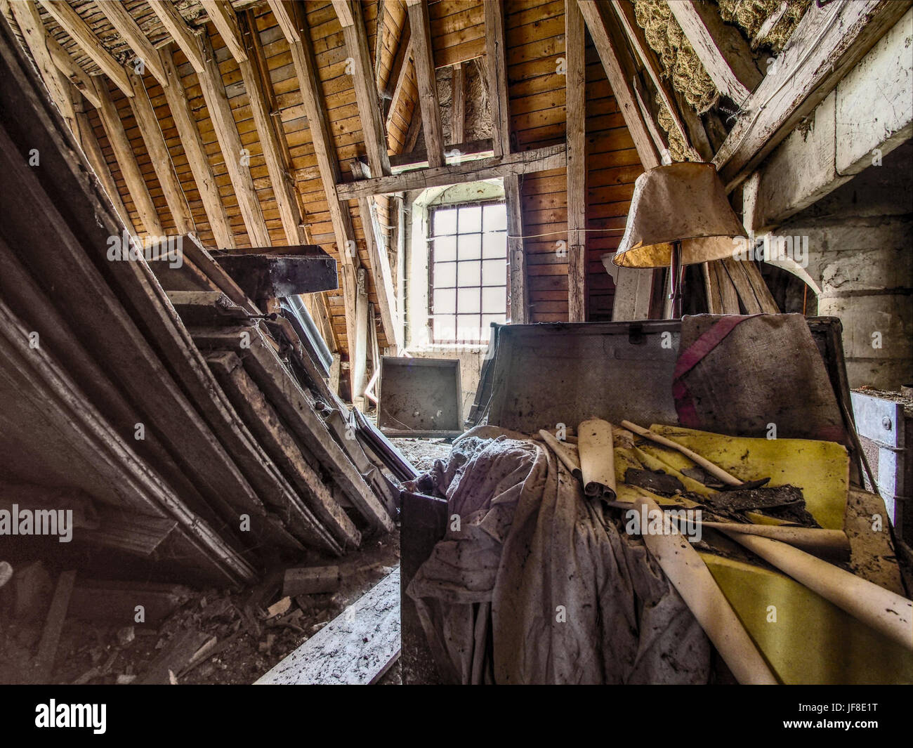Interior of Château d'Ussé, a French castle known for its rich history ...