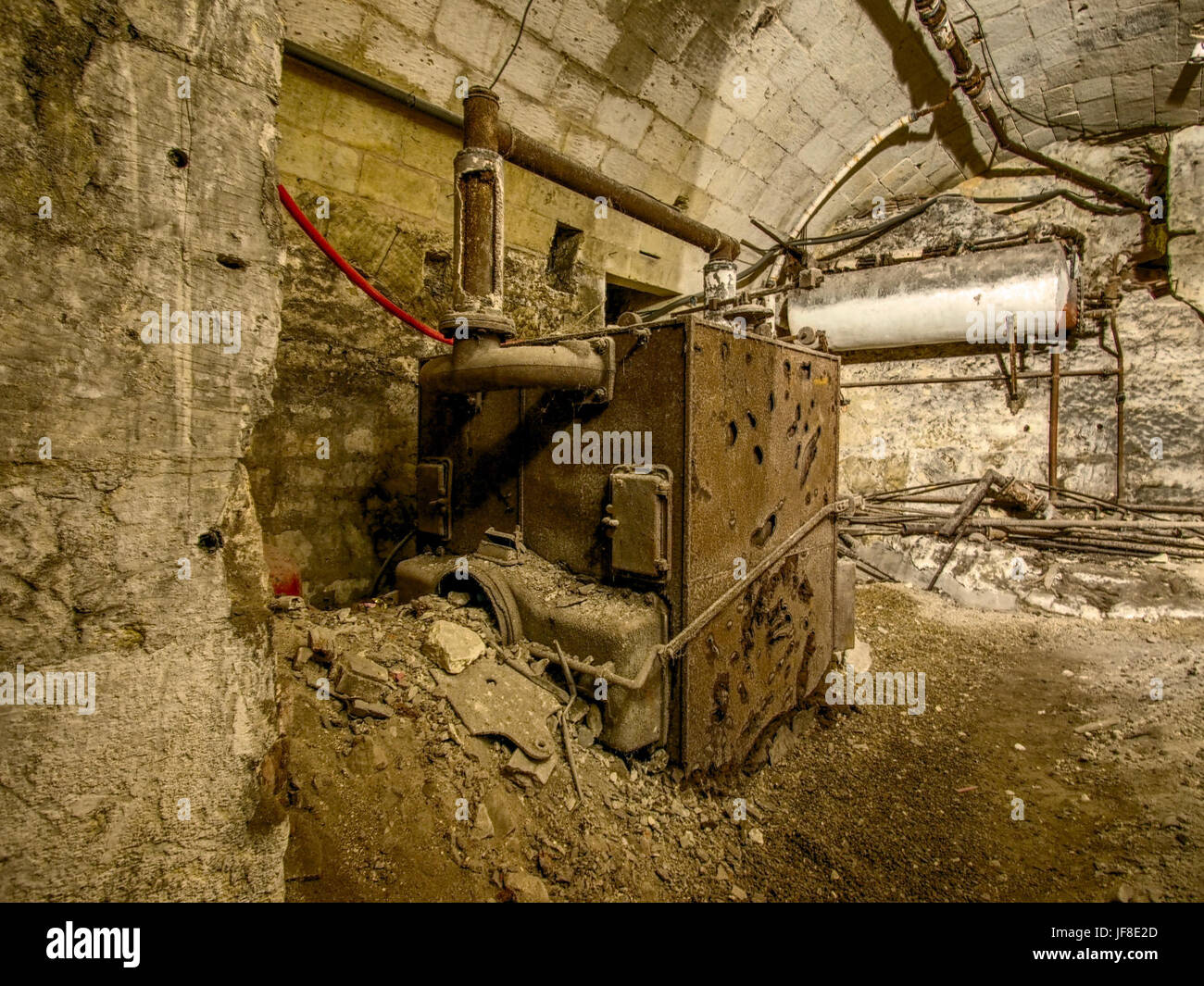 Interior of Château d'Ussé, a French Renaissance castle known for its ...