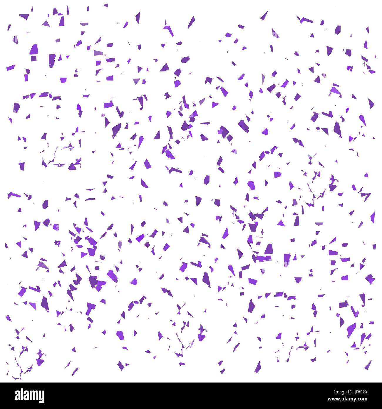Blue Paper Confetti Isolated on White Backround Stock Vector Image ...