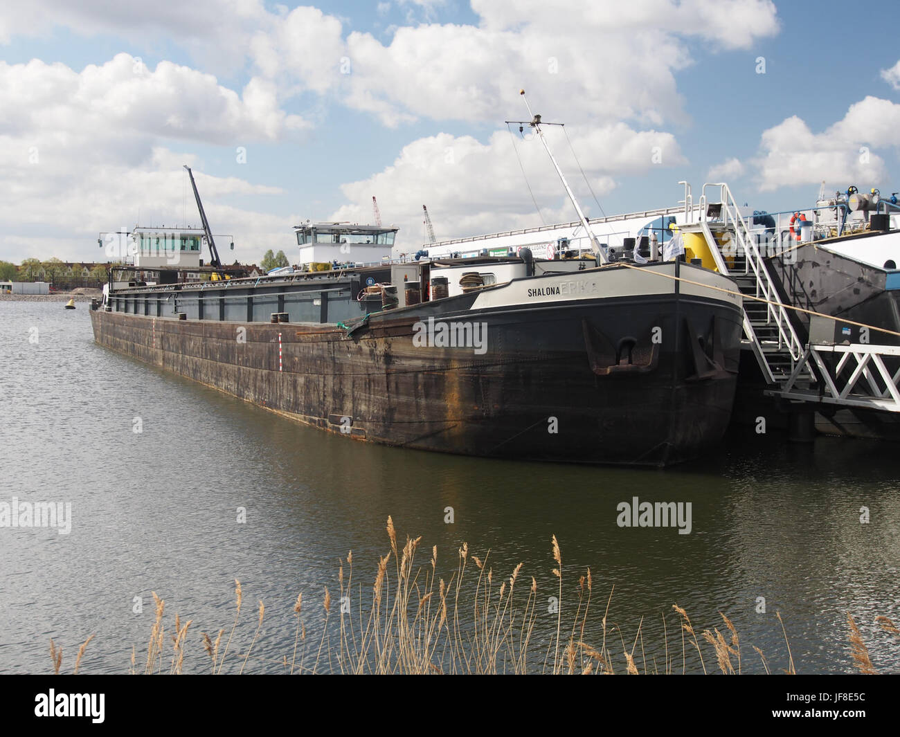 The 1926-built ship Shalona, identified by its ENI number 02302116 ...