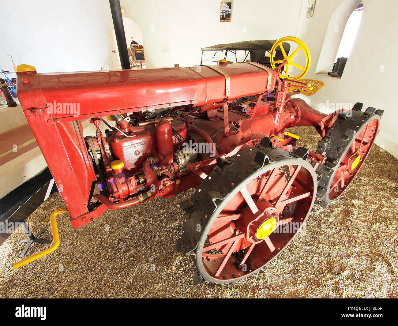The 1930 Massey-Harris 25hp tractor, displayed at the Musée Maurice ...