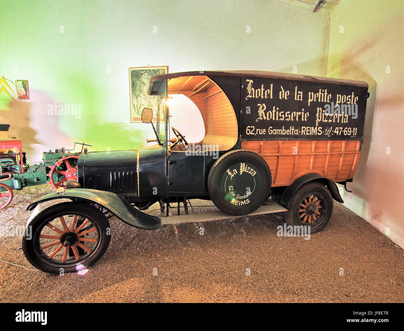 The 1925 Ford T Camionnette is a small utility truck, powered by a ...