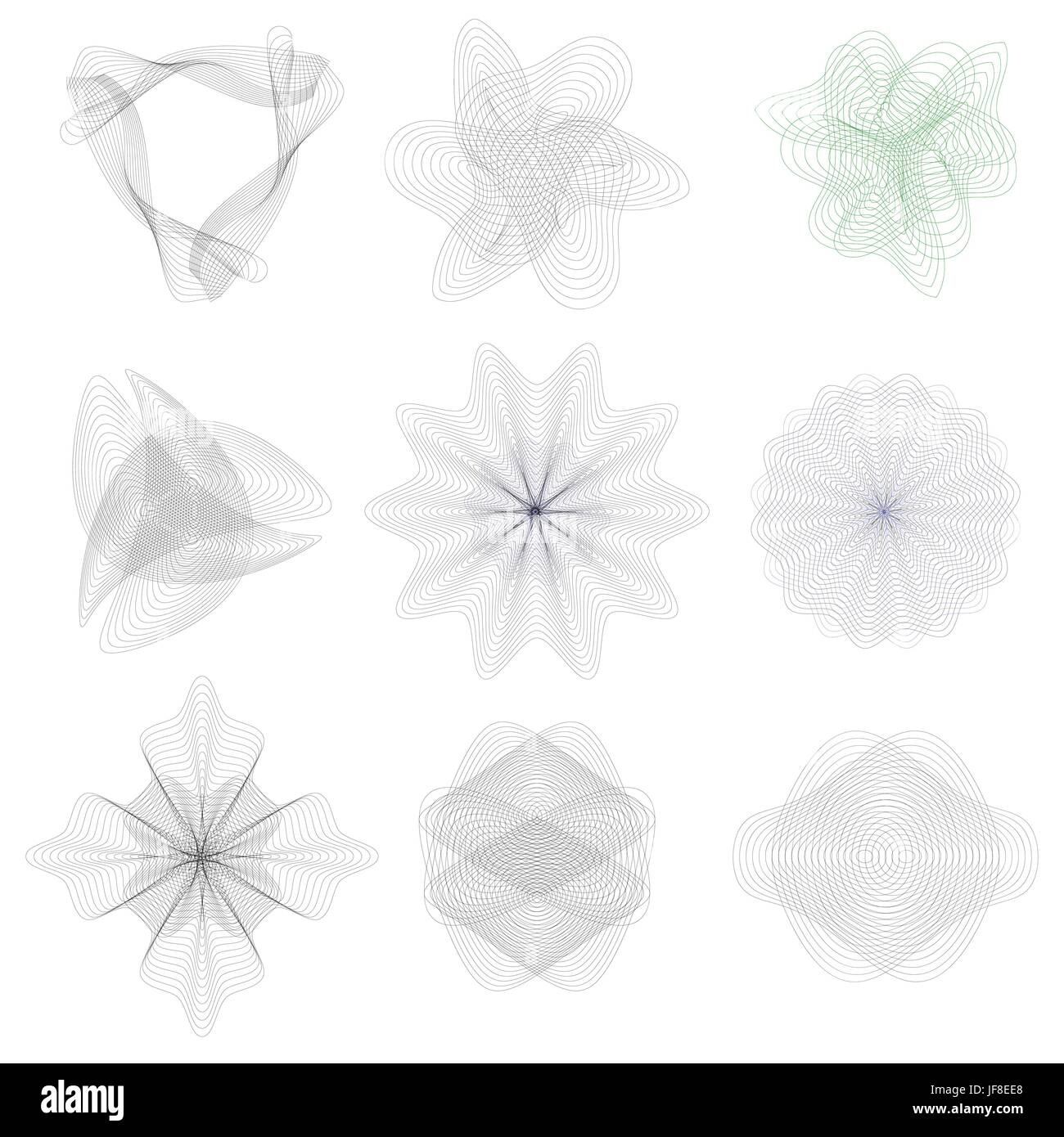 Guilloche seal transparent Stock Vector Images - Alamy