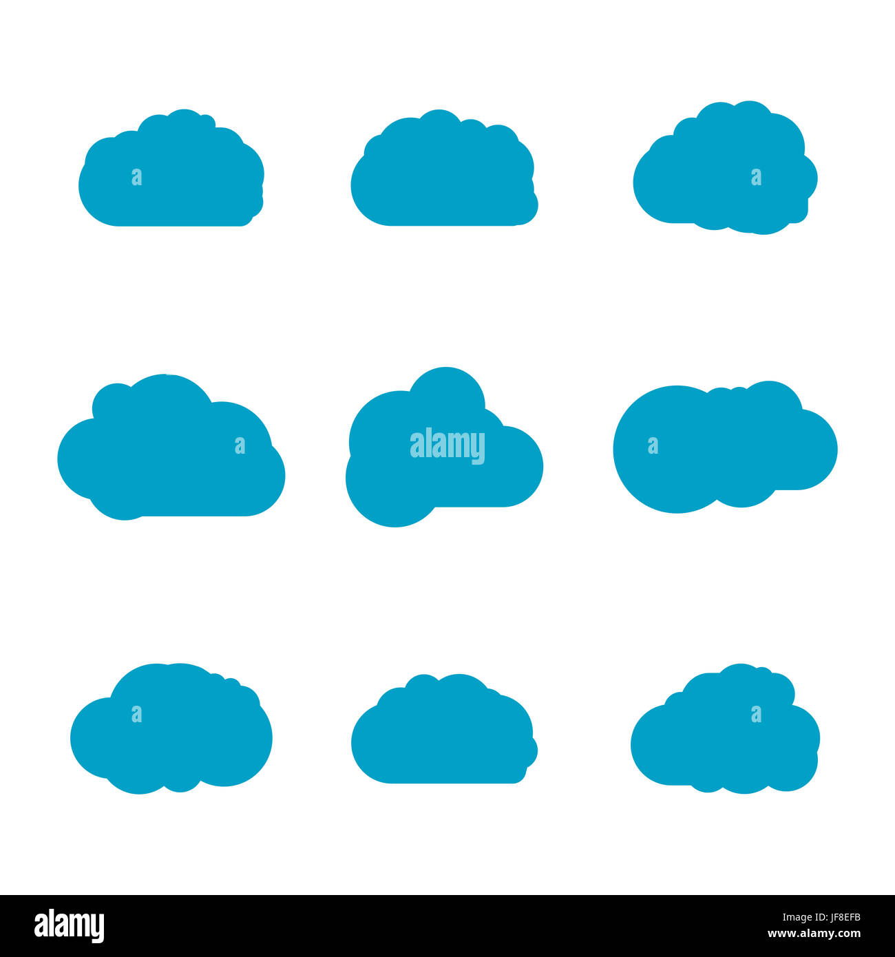 Cloud computing isolated on Cut Out Stock Images & Pictures - Alamy