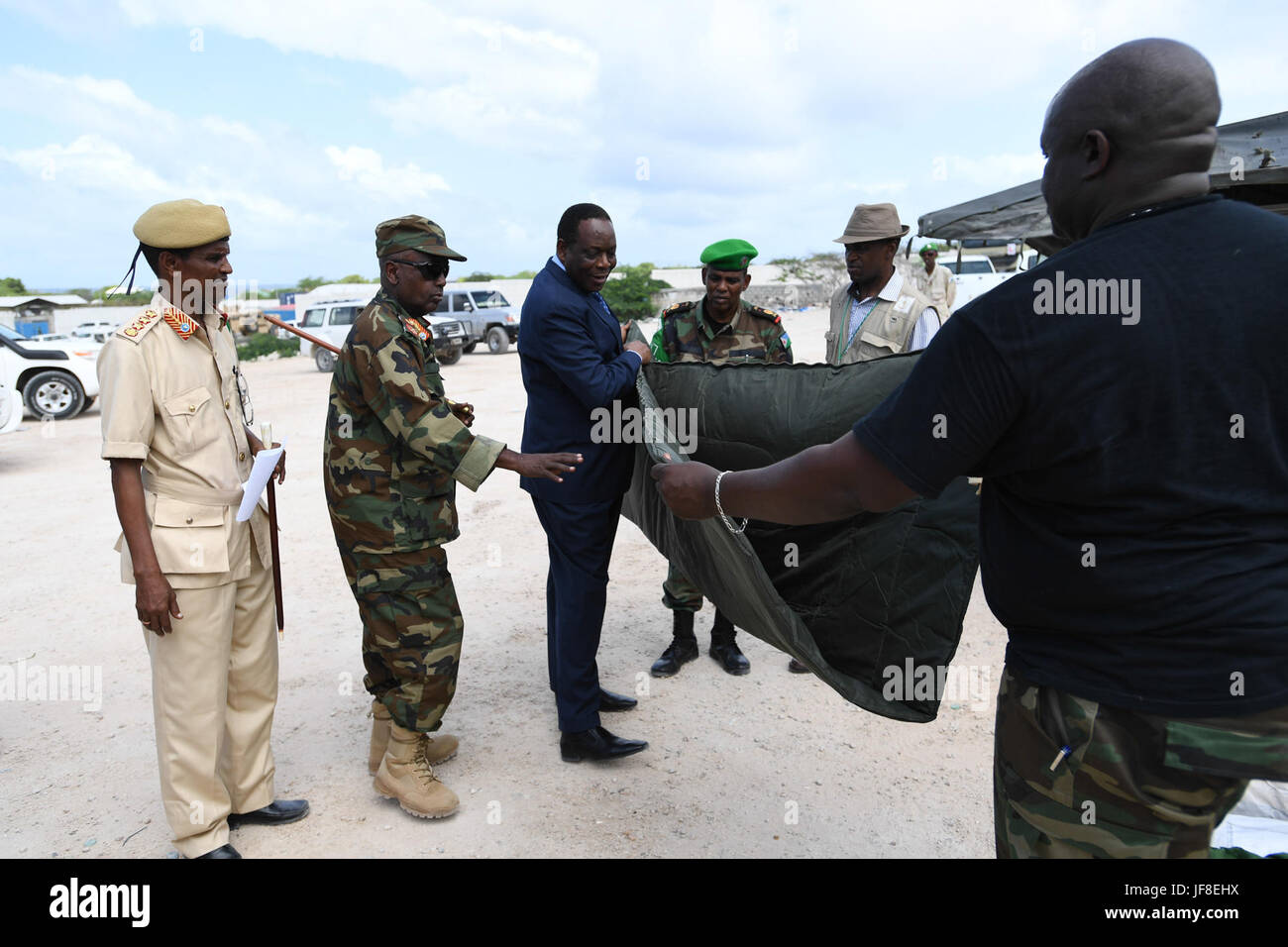 Ambassador Francisco Madeira, the SRCC for Somalia, and Maj. Gen ...