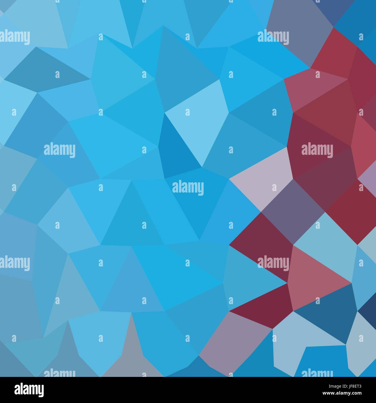 Cerulean Frost Blue Abstract Low Polygon Background Stock Vector Image ...