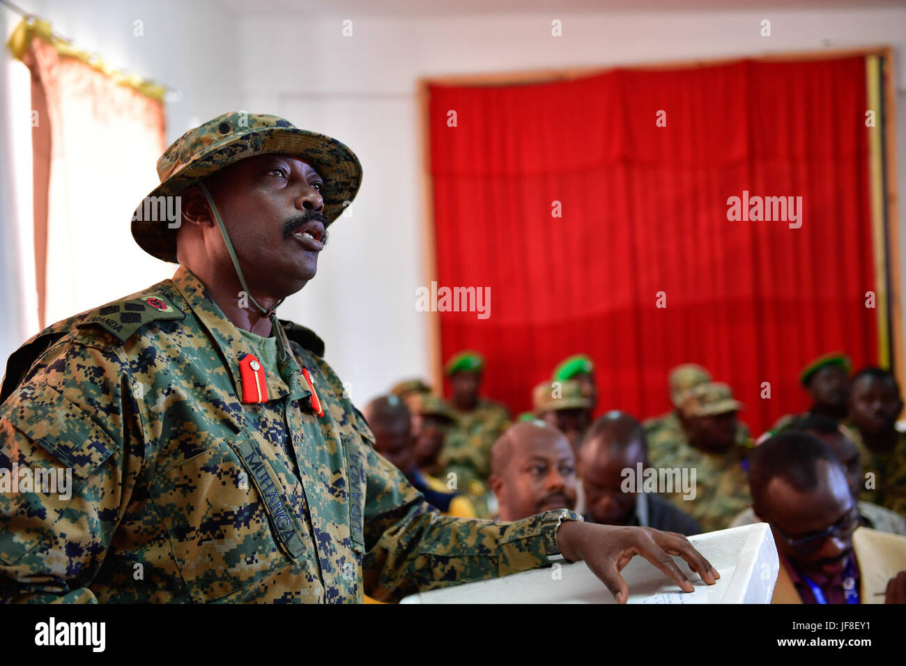 Brigadier General Kayanja Muhanga, Commander of the Ugandan AMISOM ...