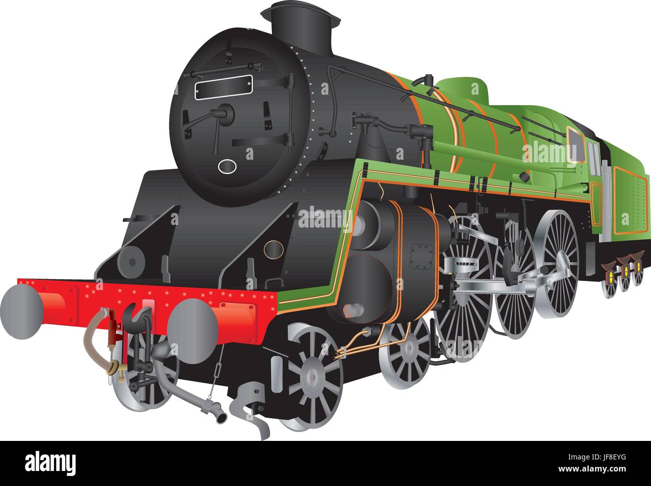 Drawing of steam locomotive hi-res stock photography and images - Alamy