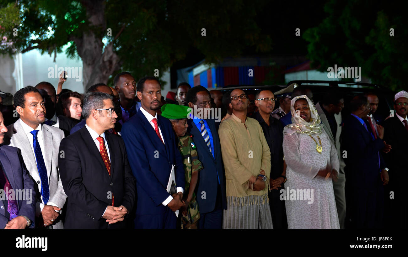 On June 26, 2017, a ceremony was held in Mogadishu's town hall to ...