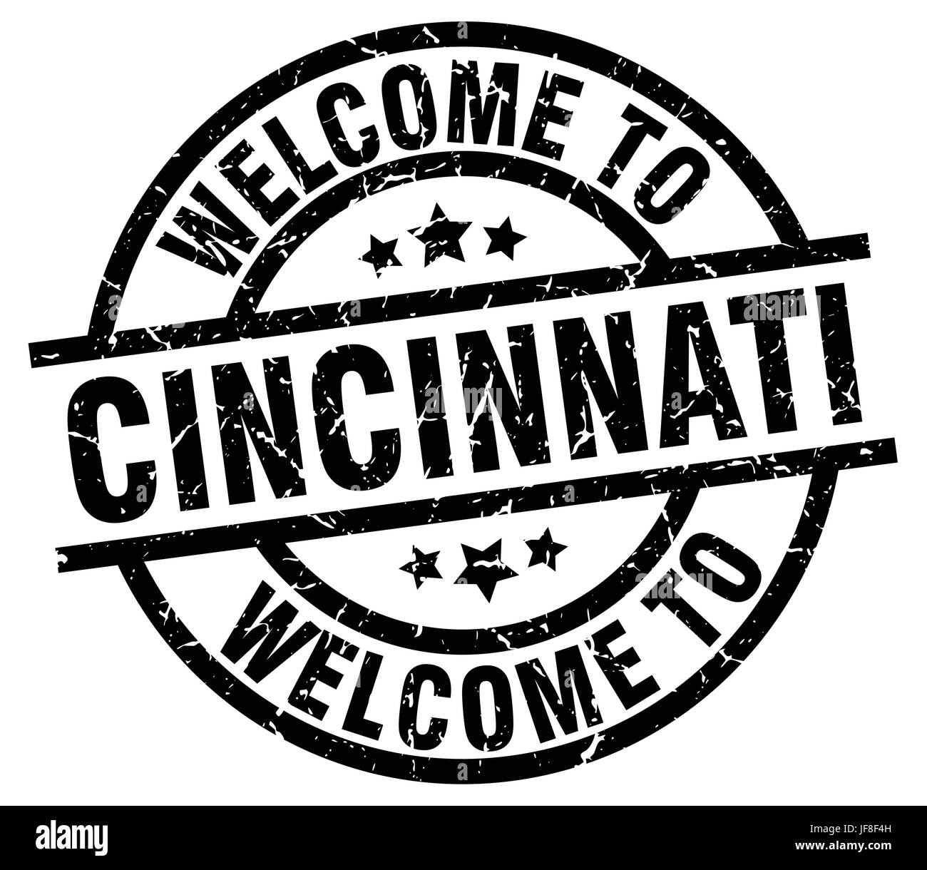 welcome to Cincinnati black stamp Stock Vector Image & Art - Alamy