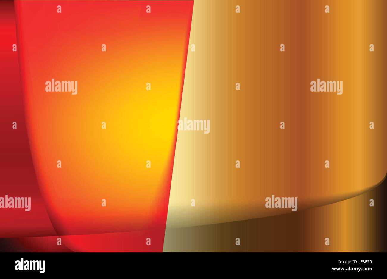 arc, glossy, curves, metallic, gold, red, orange, plate, arc, metal ...