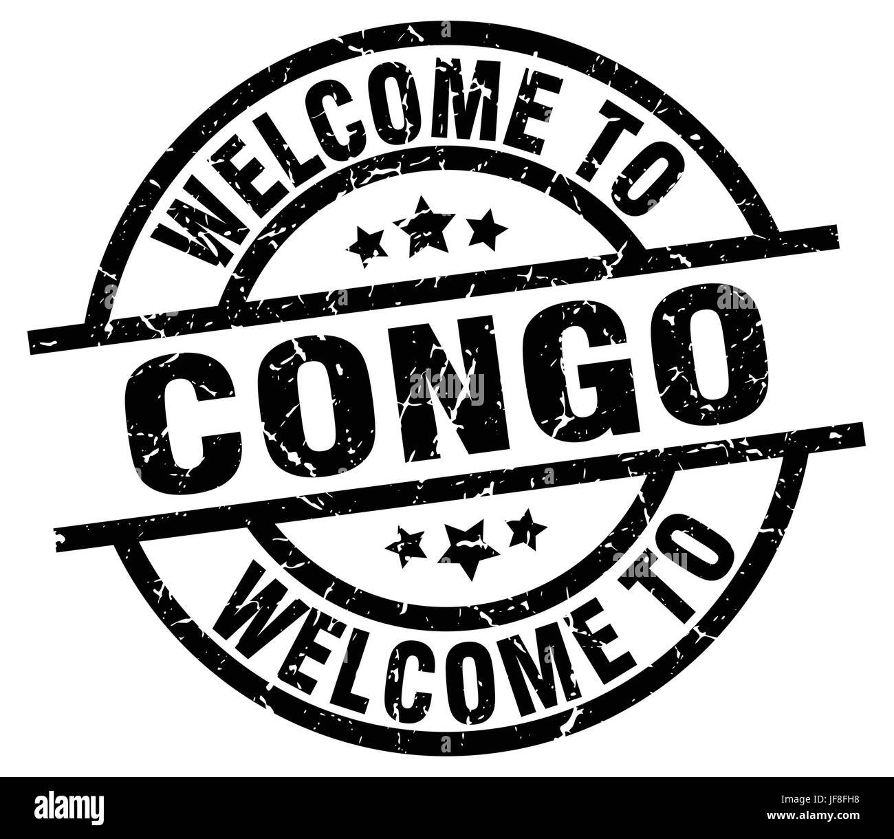 welcome to Congo black stamp Stock Vector Image & Art - Alamy