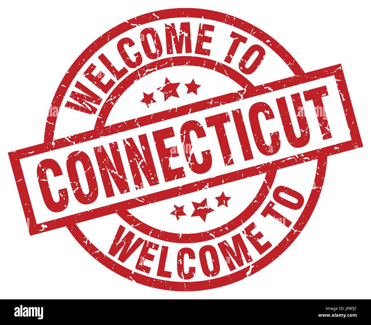 welcome to Connecticut red stamp Stock Vector Image & Art - Alamy