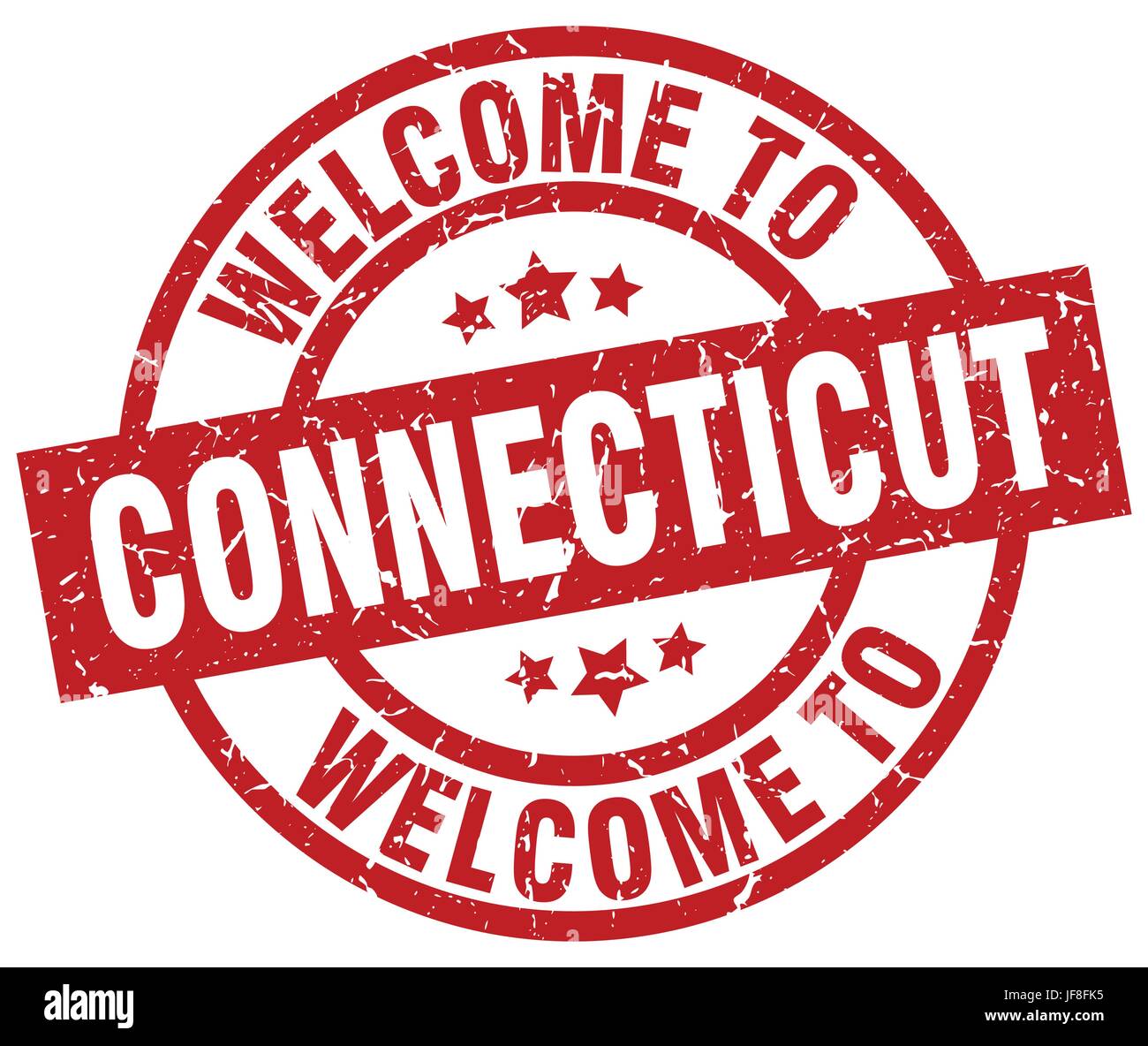 welcome to Connecticut red stamp Stock Vector Image & Art - Alamy