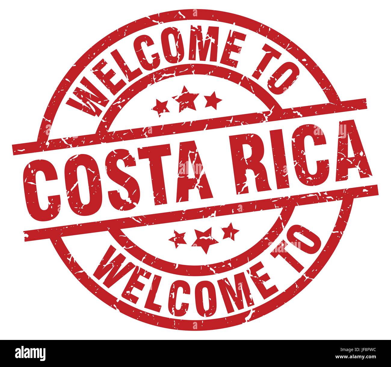 welcome to Costa Rica red stamp Stock Vector Image & Art - Alamy