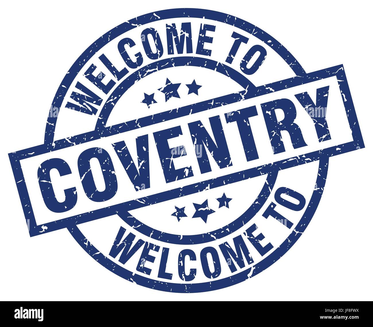 welcome to Coventry blue stamp Stock Vector Image & Art - Alamy