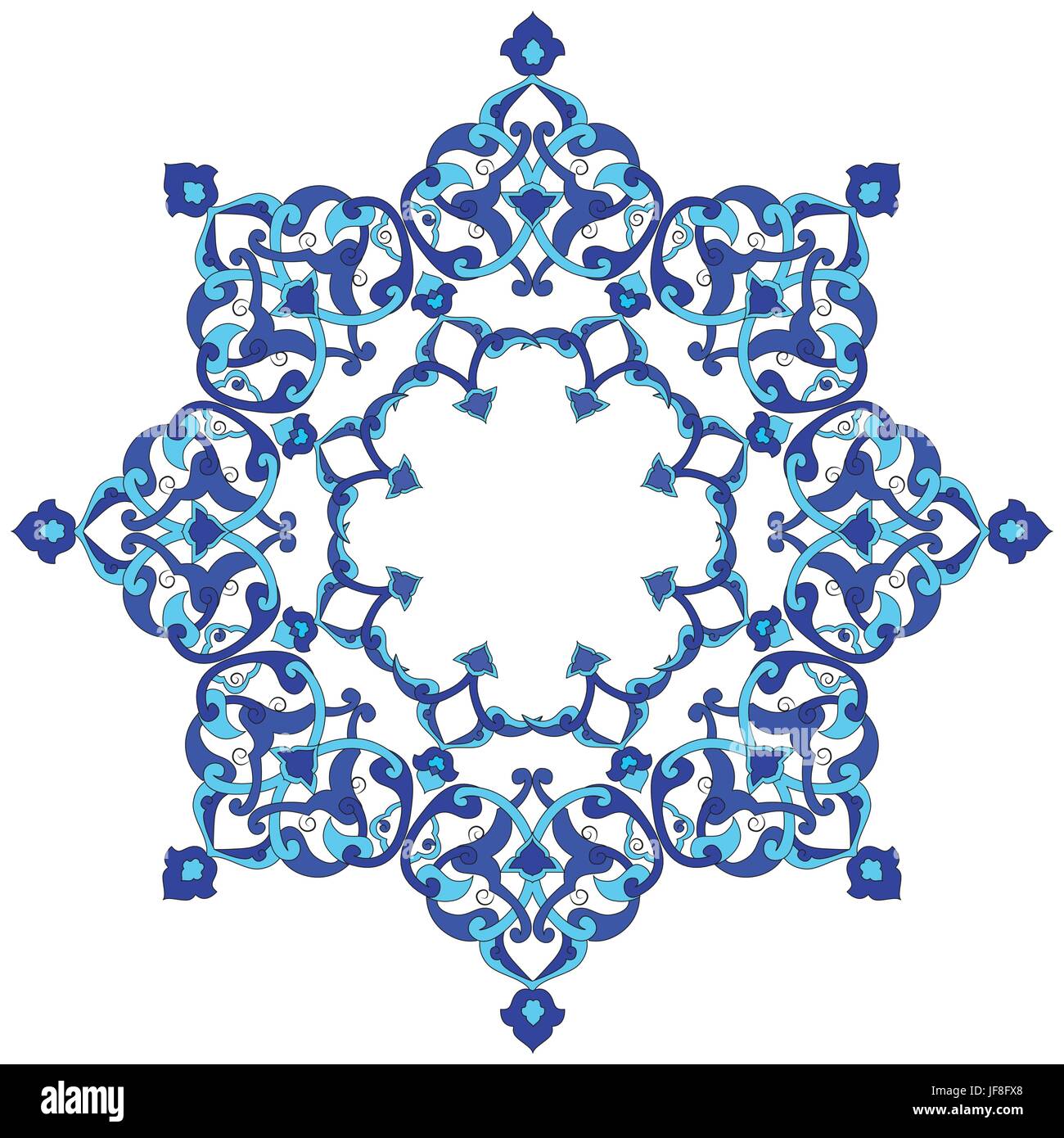 artistic ottoman pattern series ninety eight Stock Vector Image & Art ...
