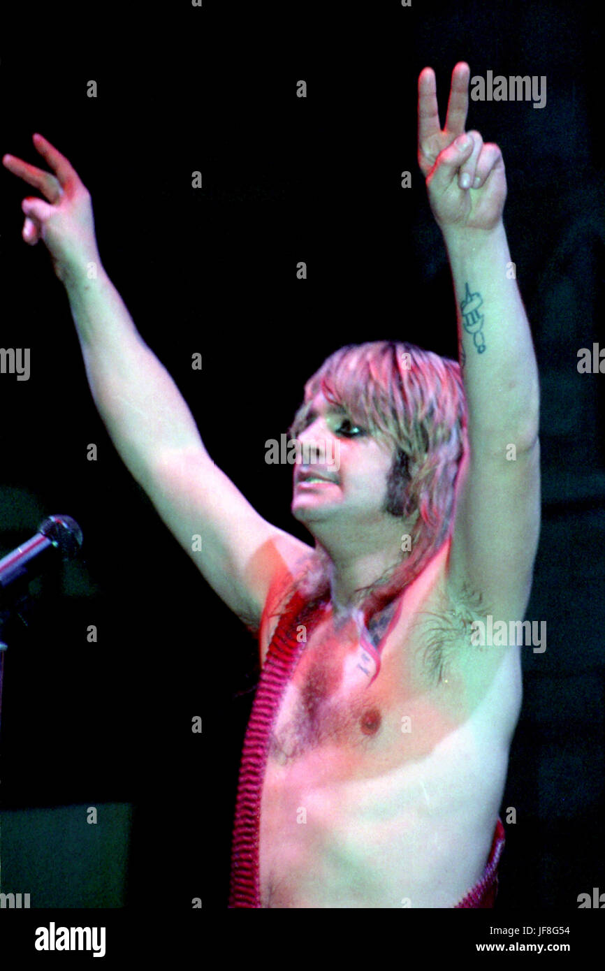NEW YORK CITY, NY APRIL 1982: Ozzy Ozbourne performs at Madison Square ...