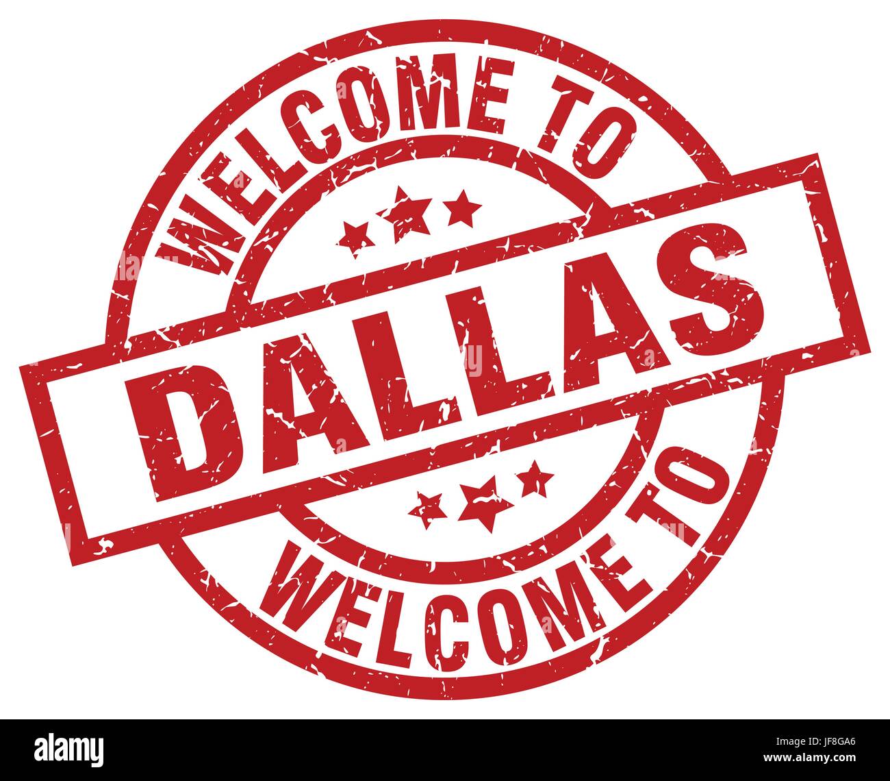 welcome to Dallas red stamp Stock Vector Image & Art - Alamy
