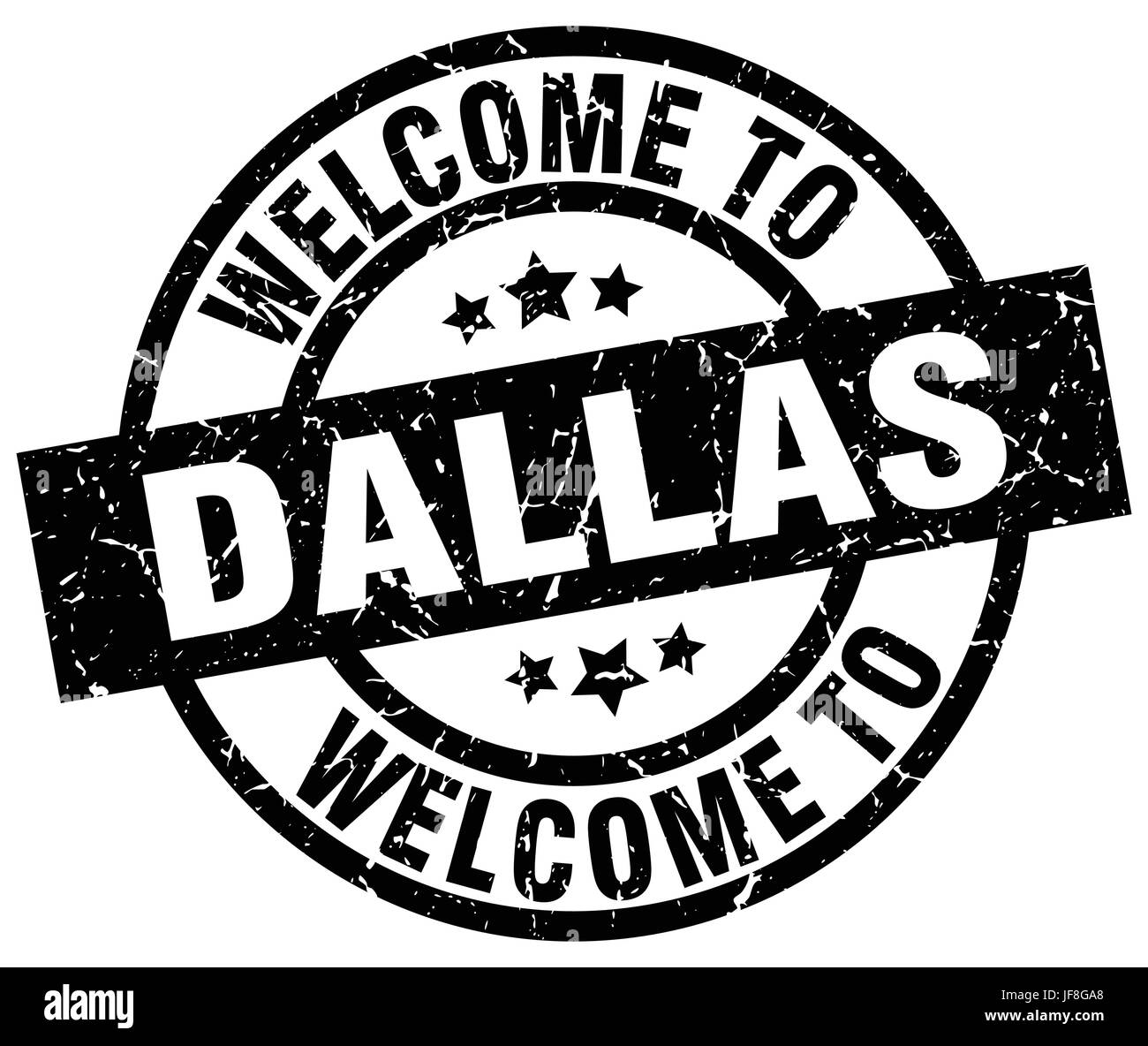 welcome to Dallas black stamp Stock Vector Image & Art - Alamy