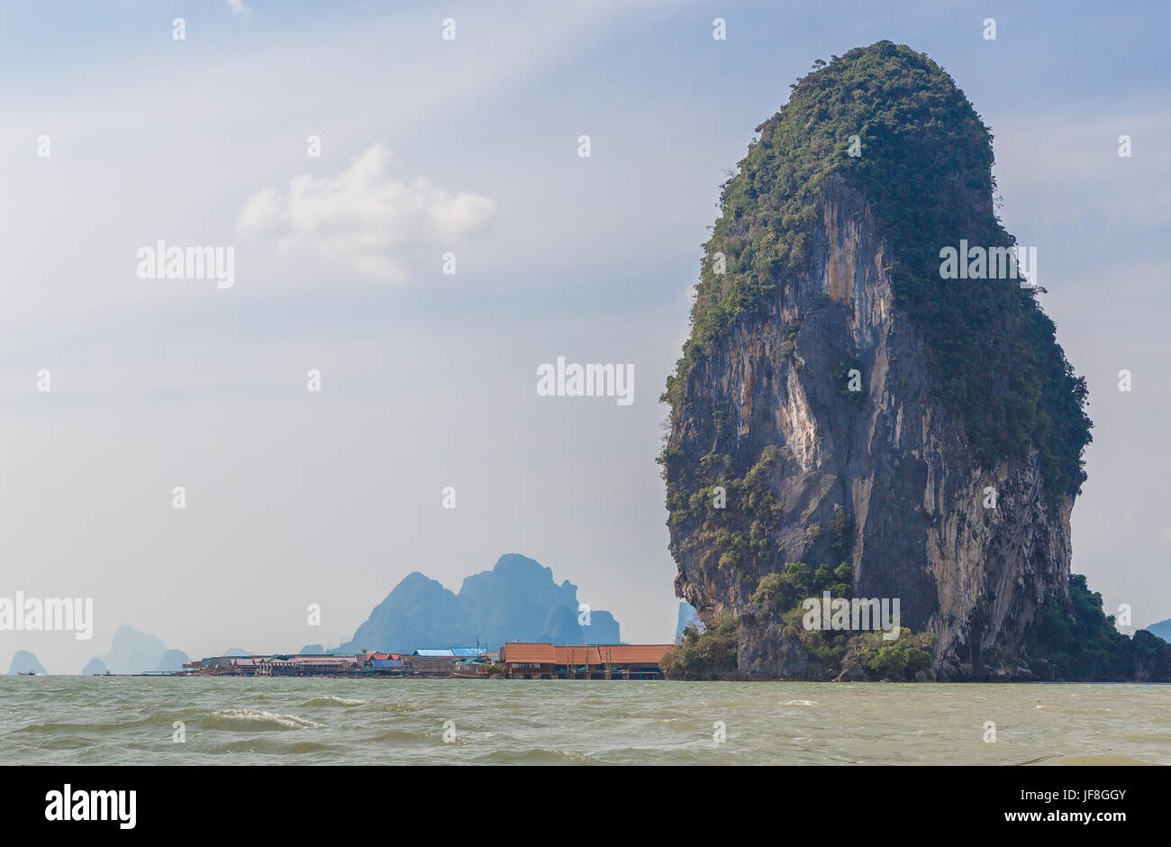 Ko Panyi fishing village island in Thailand Stock Photo - Alamy