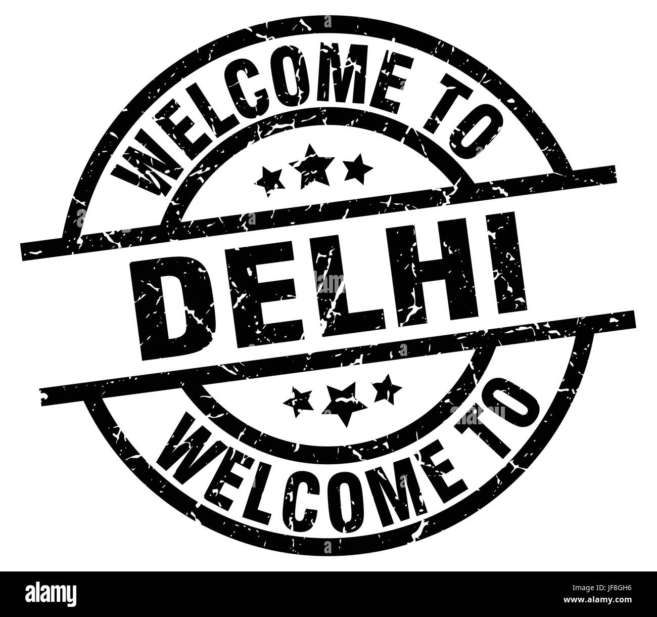 welcome to Delhi black stamp Stock Vector Image & Art - Alamy